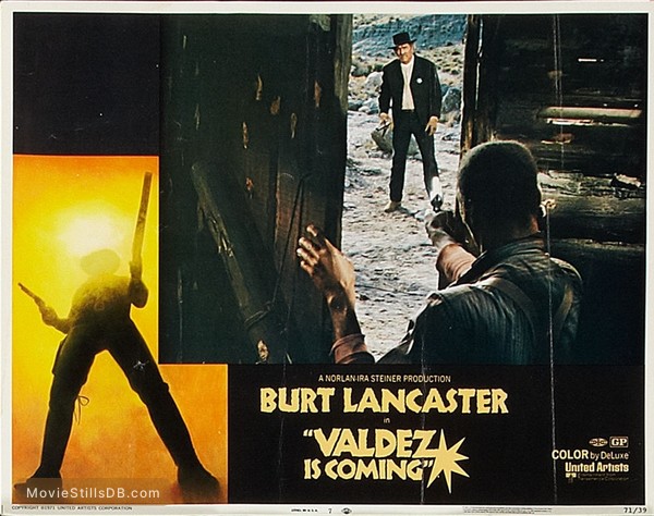 Valdez Is Coming - Lobby card