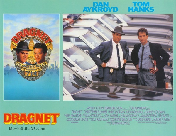 Dragnet - Lobby card with Dan Aykroyd & Tom Hanks