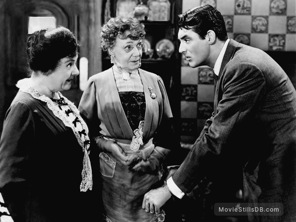 Arsenic and Old Lace - Publicity still of Cary Grant & Josephine Hull
