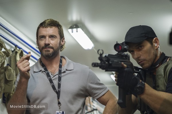 Chappie - Publicity still of Hugh Jackman