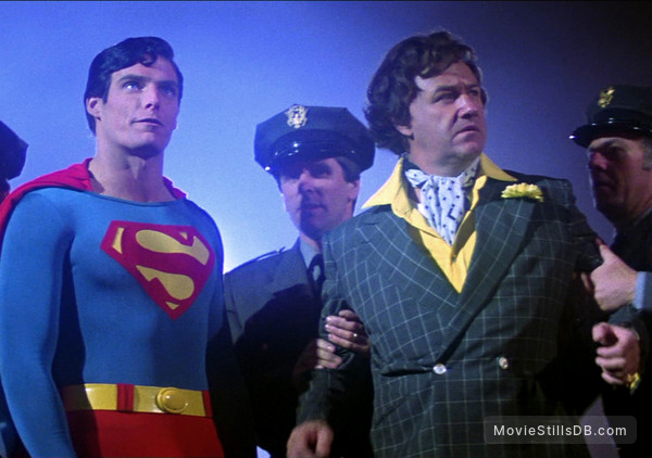 Superman - Publicity still of Gene Hackman & Christopher Reeve