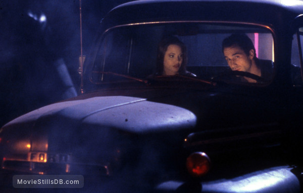 Cyborg 2 - Publicity still of Angelina Jolie & Elias Koteas