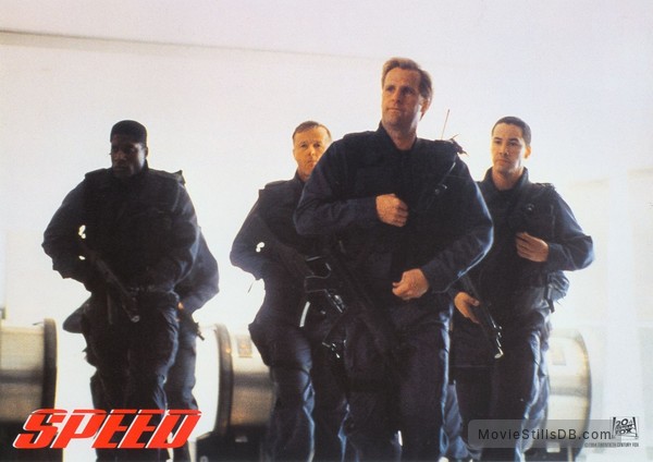 Speed - Lobby card with Jeff Daniels & Keanu Reeves