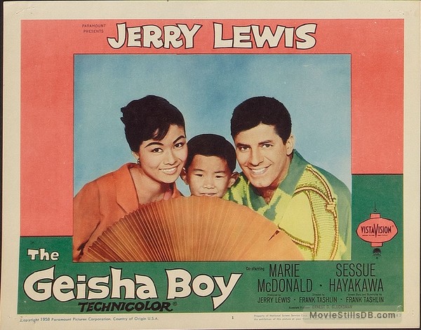 The Geisha Boy - Lobby card with Nobu McCarthy & Robert Hirano