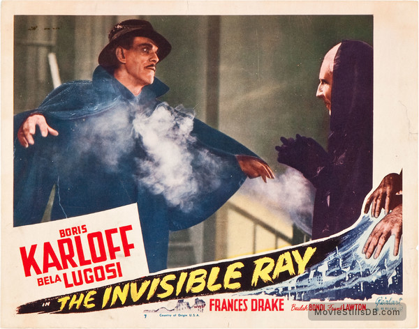The Invisible Ray - Lobby card