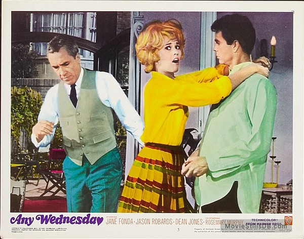 Any Wednesday - Lobby card with Jane Fonda & Jason Robards