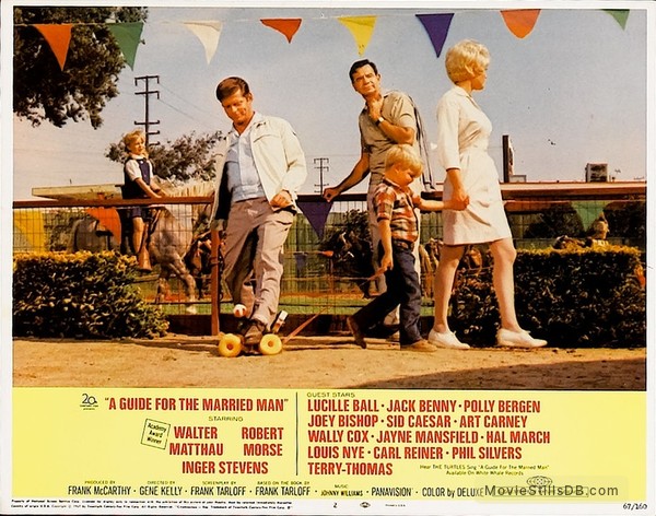 A Guide for the Married Man - Lobby card with Robert Morse & Walter Matthau
