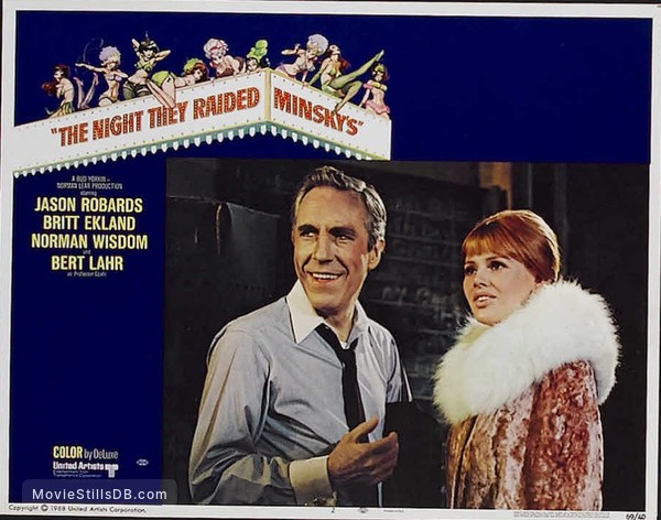 The Night They Raided Minsky's - Lobby card with Britt Ekland & Jason ...