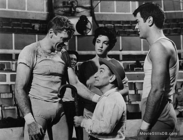Trapeze - Publicity still of Tony Curtis & Burt Lancaster