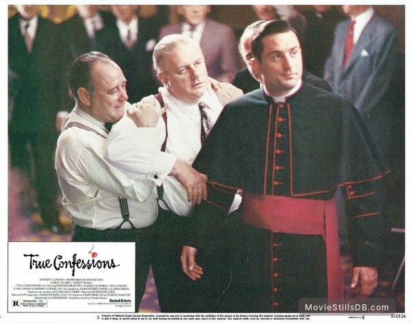 True Confessions - Lobby card with Robert De Niro & Charles Durning