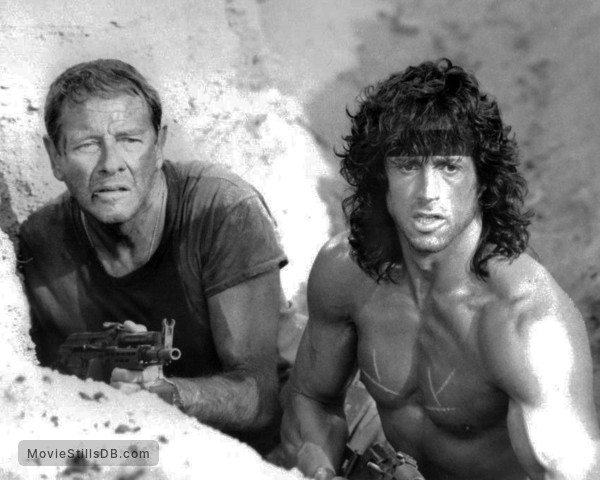 Rambo III - Publicity still of Sylvester Stallone & Richard Crenna