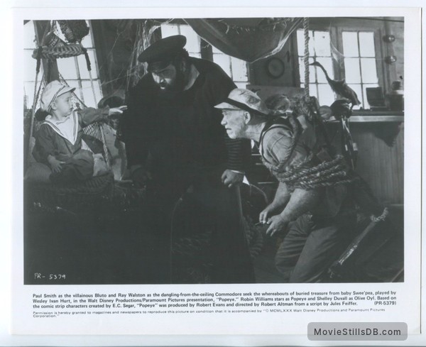 Popeye - Publicity still of Wesley Ivan Hurt & Paul Smith