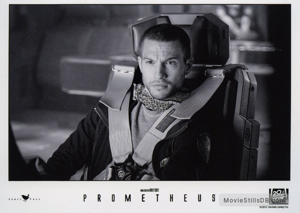 Prometheus - Lobby card with Logan Marshall-Green