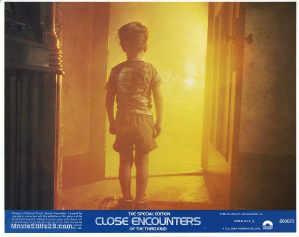 Close Encounters of the Third Kind - Lobby card with Cary Guffey