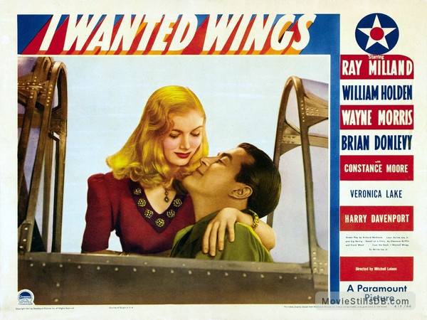 I Wanted Wings - Lobby card with Veronica Lake & Ray Milland