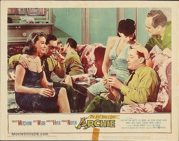 The Last Time I Saw Archie - Lobby card with Louis Nye & Robert Mitchum