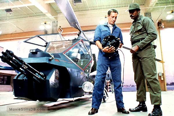 Blue Thunder - Publicity still of Roy Scheider & Ed Bernard
