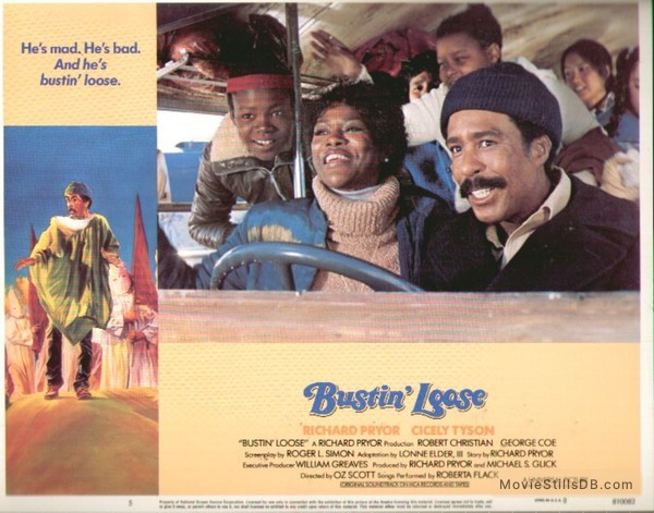 Bustin' Loose - Lobby card with Richard Pryor & Cicely Tyson