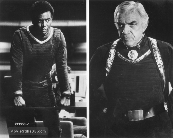 Battlestar Galactica - Publicity still of Lorne Greene & Terry Carter