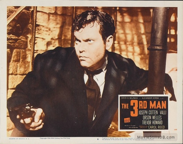 The Third Man - Lobby card with Orson Welles