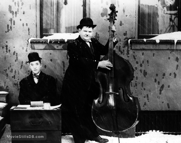 Below Zero - Publicity still of Stan Laurel & Oliver Hardy