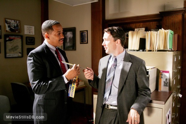 The Wire - Episode 3x09 publicity still of Aidan Gillen & Christopher Mann