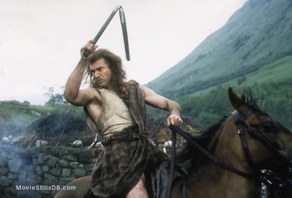 Braveheart - Publicity still of Mel Gibson