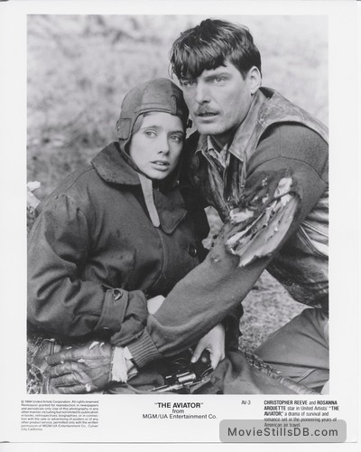The Aviator - Publicity still of Christopher Reeve & Rosanna Arquette