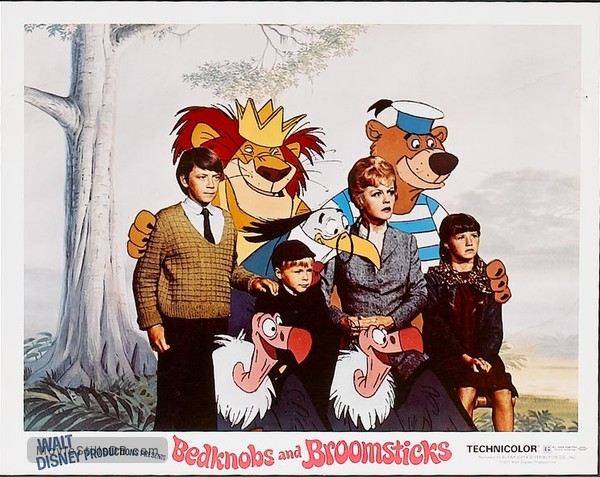 Bedknobs and Broomsticks - Lobby card with Angela Lansbury & Roy Snart