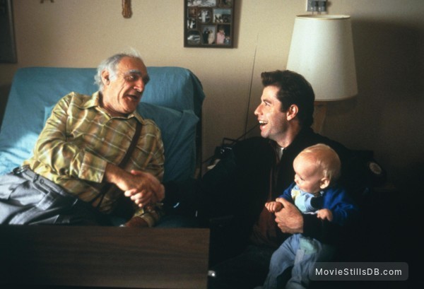 Look Who's Talking - Publicity still of John Travolta & Abe Vigoda