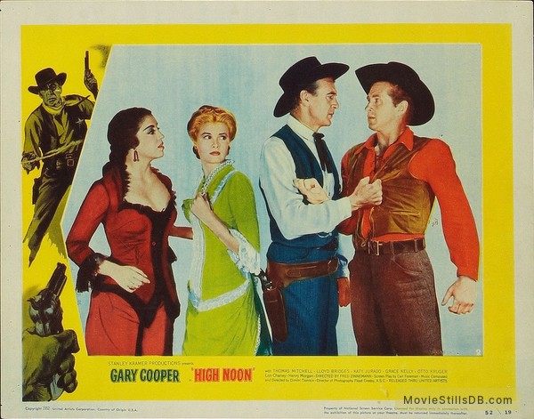 High Noon - Lobby card with Katy Jurado & Grace Kelly