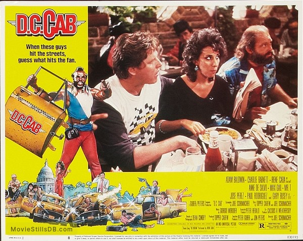 D.C. Cab - Lobby card with Gary Busey & Anne De Salvo