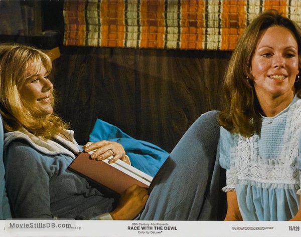 Race with the Devil - Lobby card with Lara Parker & Loretta Swit