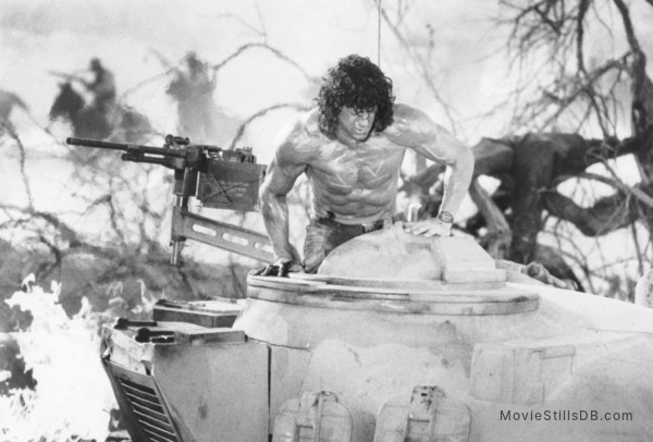 Rambo III - Publicity still of Sylvester Stallone
