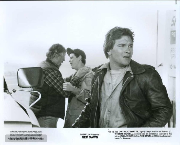 Red Dawn - Publicity still of Roy Jenson & C. Thomas Howell