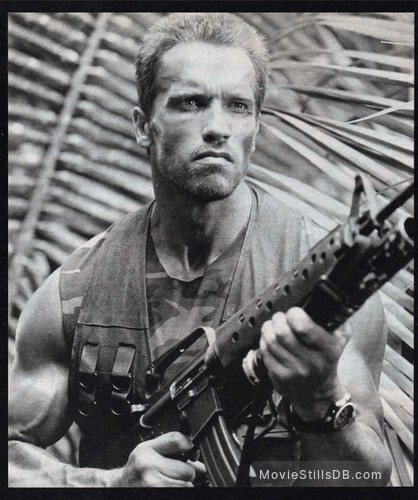 Carl Weathers Predator Gun