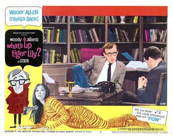 What's Up, Tiger Lily? - Lobby card with Woody Allen & Len Maxwell