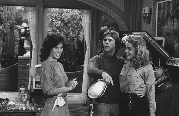 Silver Spoons - Publicity still of Sharon Stone & Erin Gray