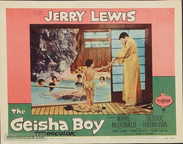 The Geisha Boy - Lobby card with Jerry Lewis & Robert Hirano