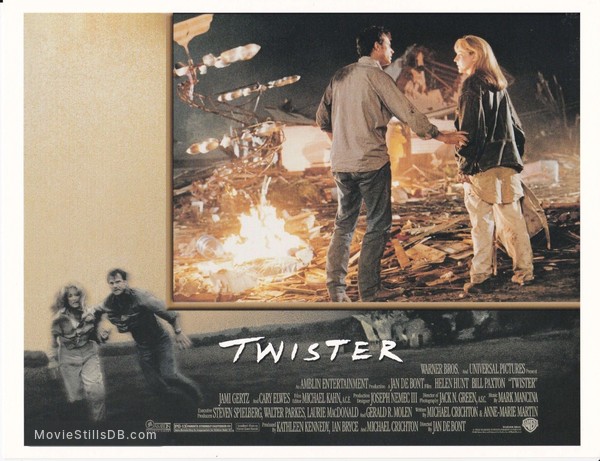 Twister - Lobby card with Helen Hunt & Bill Paxton