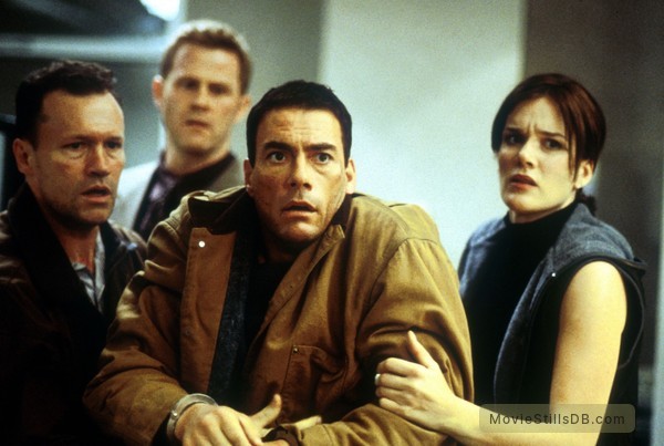 Replicant - Publicity still of Jean-Claude Van Damme & Michael Rooker