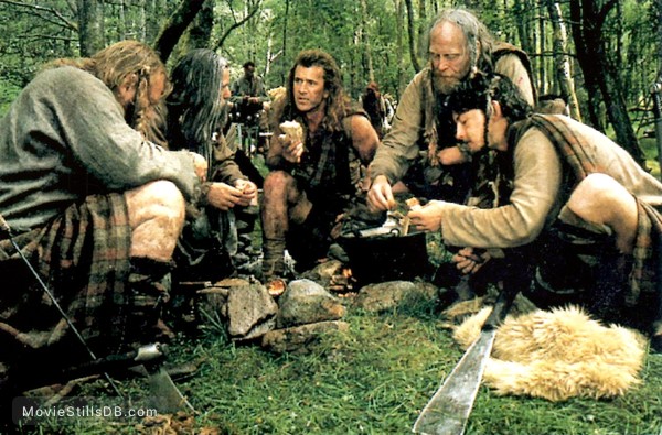 Braveheart - Publicity still of Mel Gibson & Brendan Gleeson