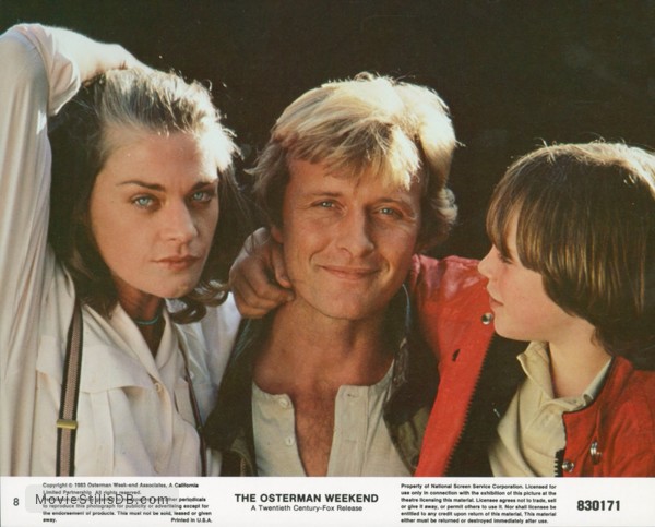 The Osterman Weekend - Lobby card with Rutger Hauer & Meg Foster