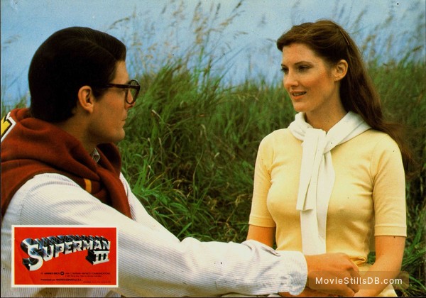 Superman III - Lobby card with Christopher Reeve & Annette O'Toole