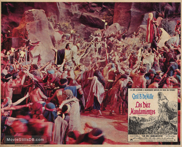 The Ten Commandments - Lobby card with Edward G. Robinson