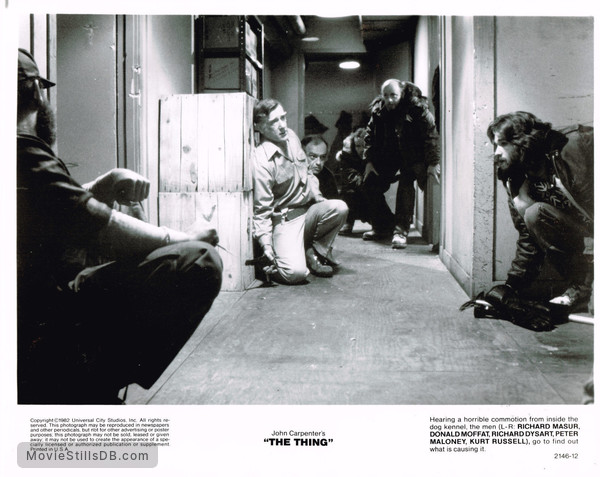 The Thing - Lobby card with Richard Masur & Donald Moffat