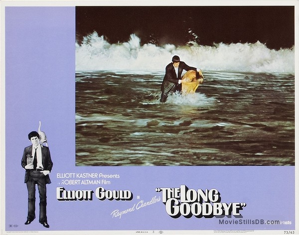 The Long Goodbye - Lobby card with Elliott Gould & Nina van Pallandt