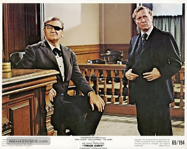 True Grit - Publicity still of John Wayne & Alfred Ryder