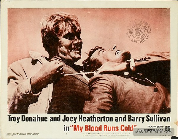 My Blood Runs Cold - Lobby card My Blood Runs Cold - Lobby card