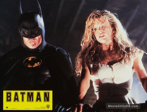 Batman - Lobby card with Michael Keaton & Kim Basinger